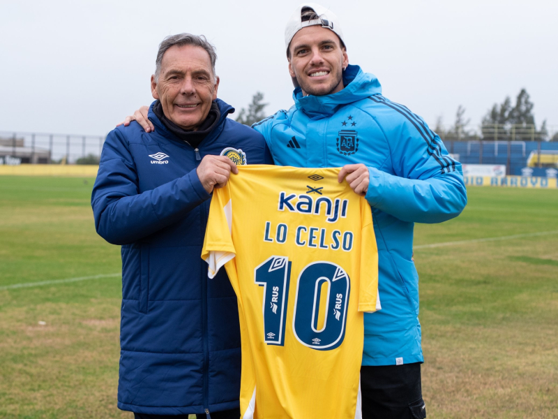 Volvió a casa: Giovani Lo Celso pasó a saludar por la práctica de ...