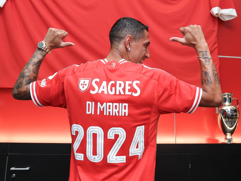 Arroyito deberá esperar: Ángel Di María llegó a Lisboa y fue presentado ...