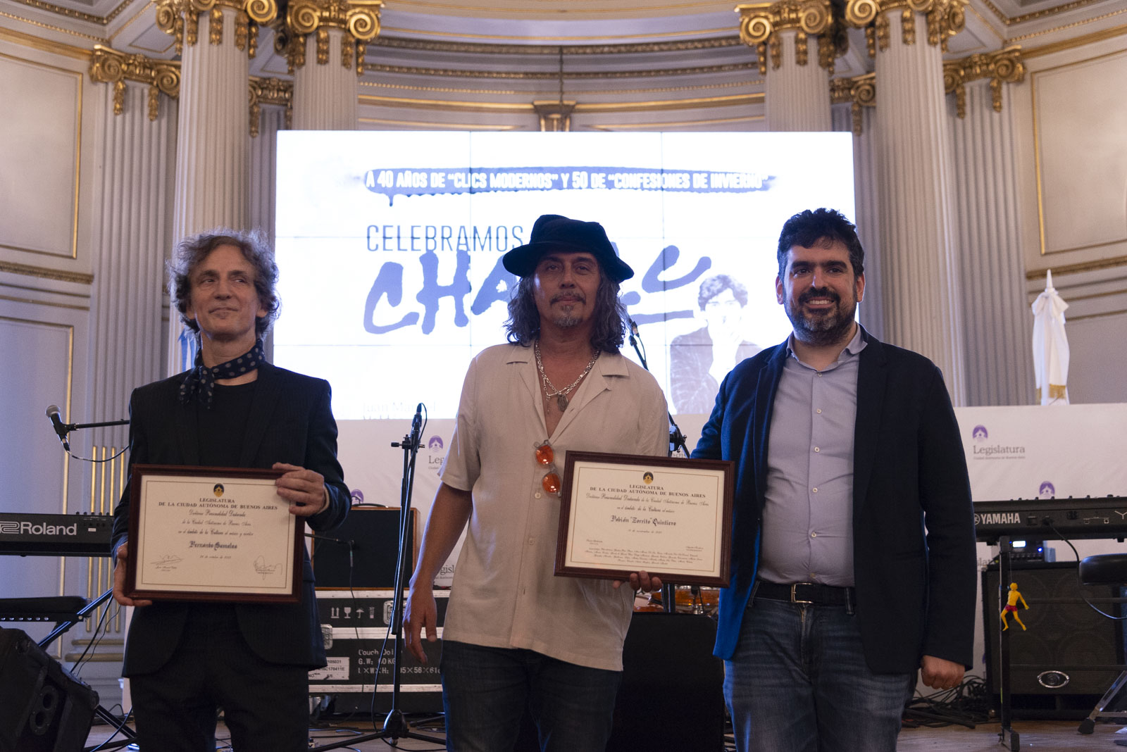 Charly García, homenajeado en la Legislatura porteña a cuarenta años de ...