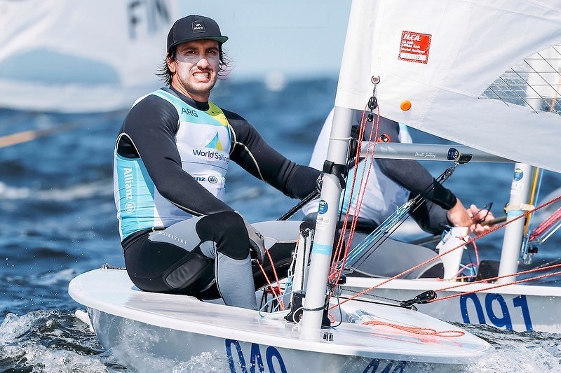 Positivo primer día de regatas para el argentino Francisco Guaragna ...