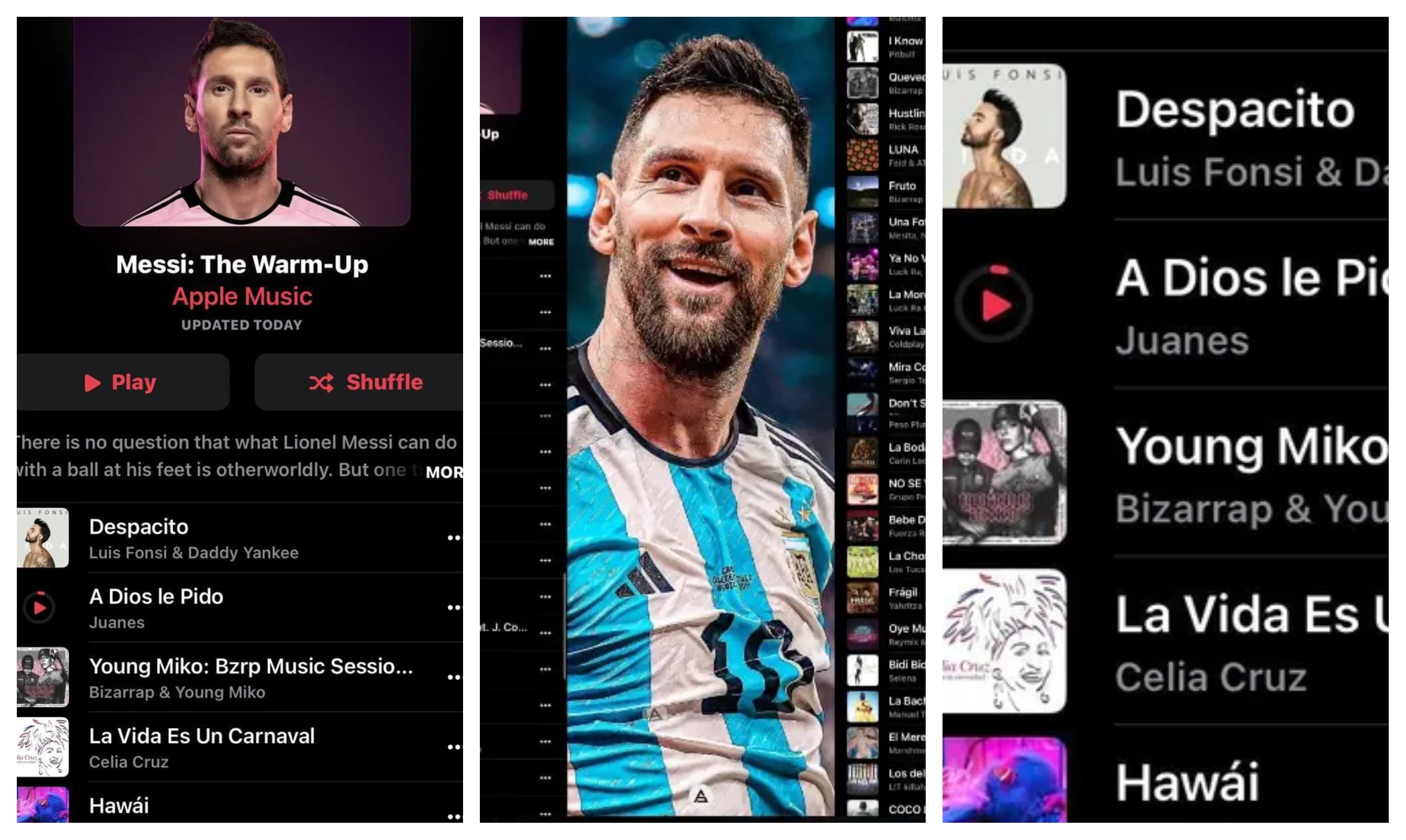 Se conoció la playlist de Lio Messi: ¿cuáles son los preferidos del ...