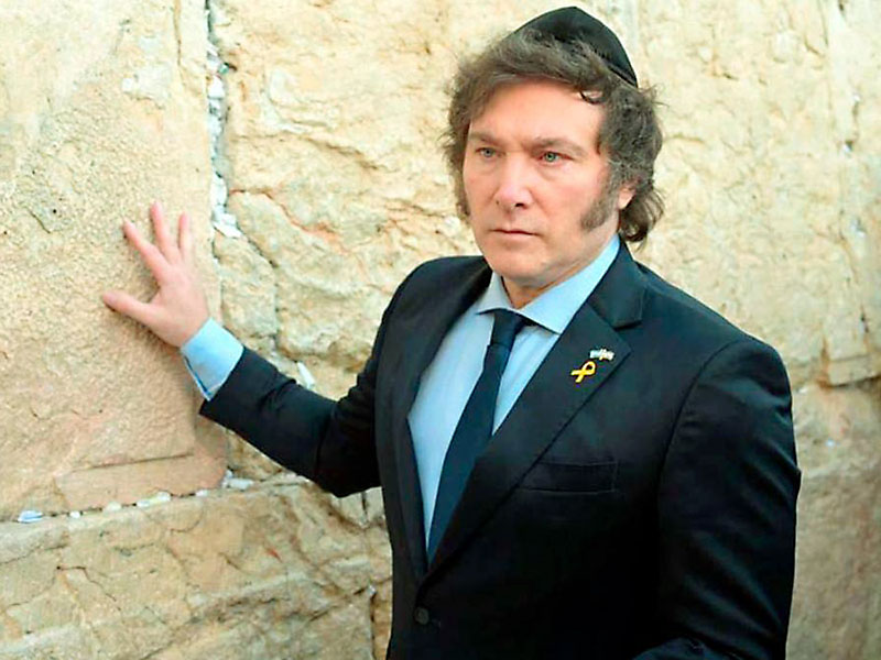 El mensaje de Milei desde el Muro de los Lamentos: "Estamos saliendo ...