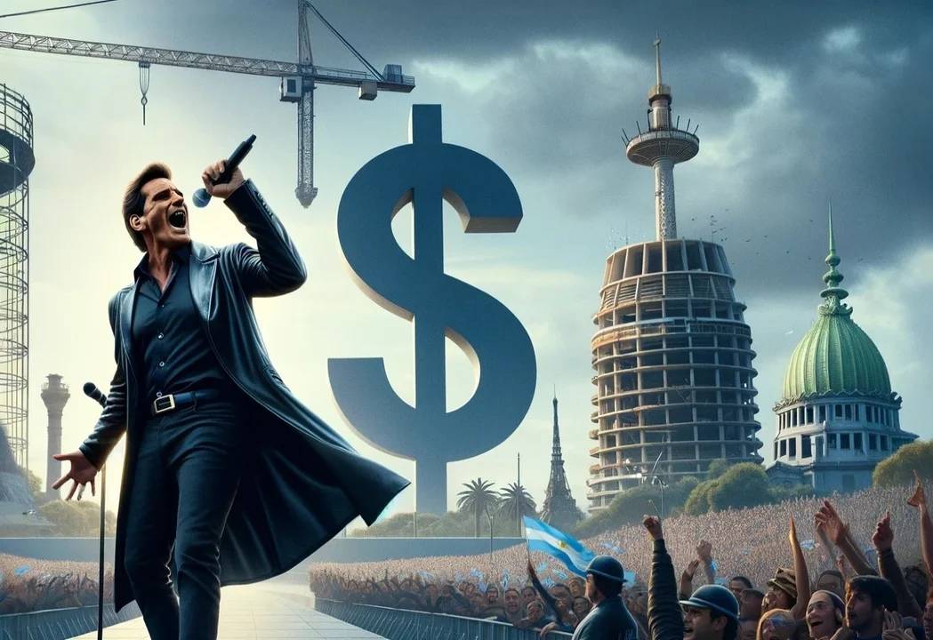 El dólar blue sube y la economía cae, pero Milei canta (¿algo anda mal ...