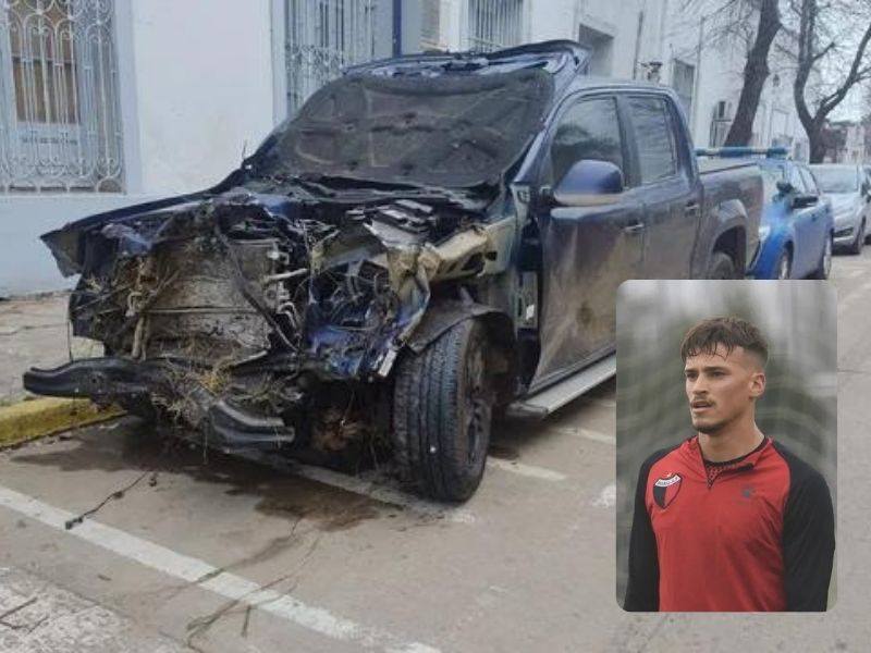 El jugador de Colón Brian Farioli chocó contra una vaca en la autopista ...